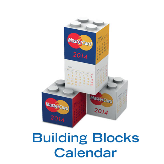 BUILDING BLOCKS CALENDER CUBE - ahadubai