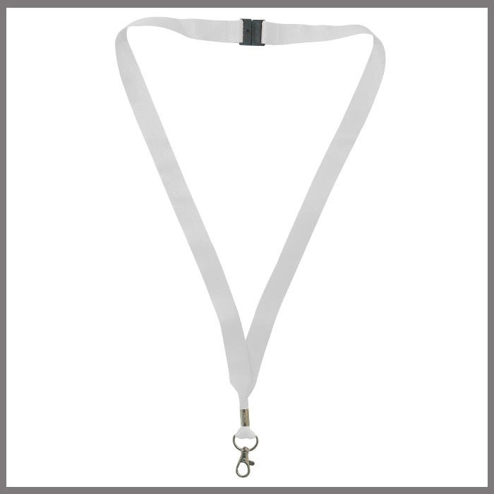 LANYARD - White W/Safety - ahadubai