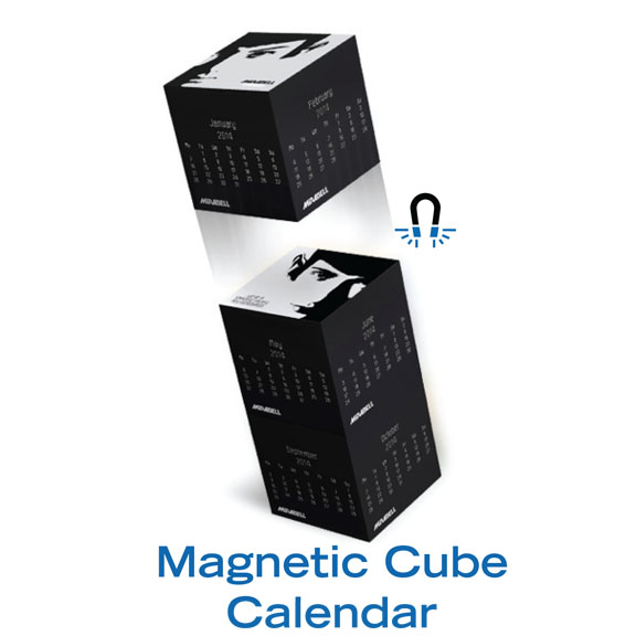 MAGNETIC CALENDER CUBE - ahadubai