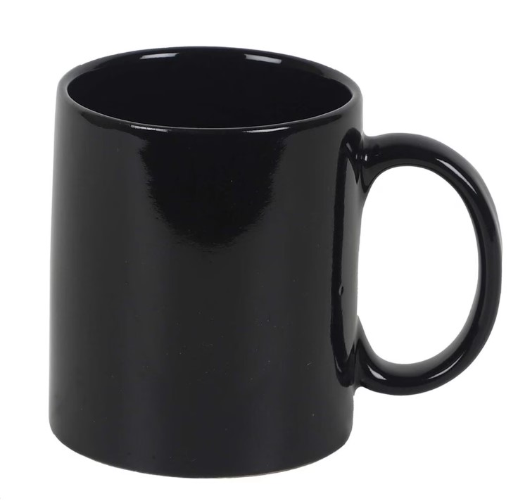 Coffee Mug Ceramic Black with Logo Printing - ahadubai