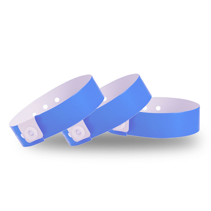 WRIST BAND - VINYL - BLUE (L-SHAPE) - ahadubai
