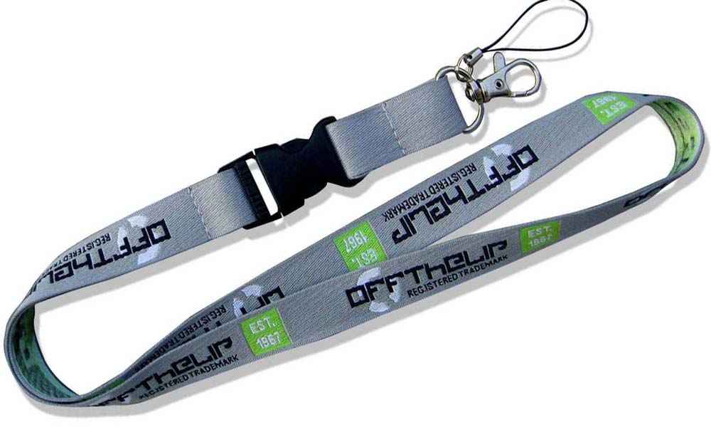 Lanyard With Detachable Safety Buckle Gray - ahadubai