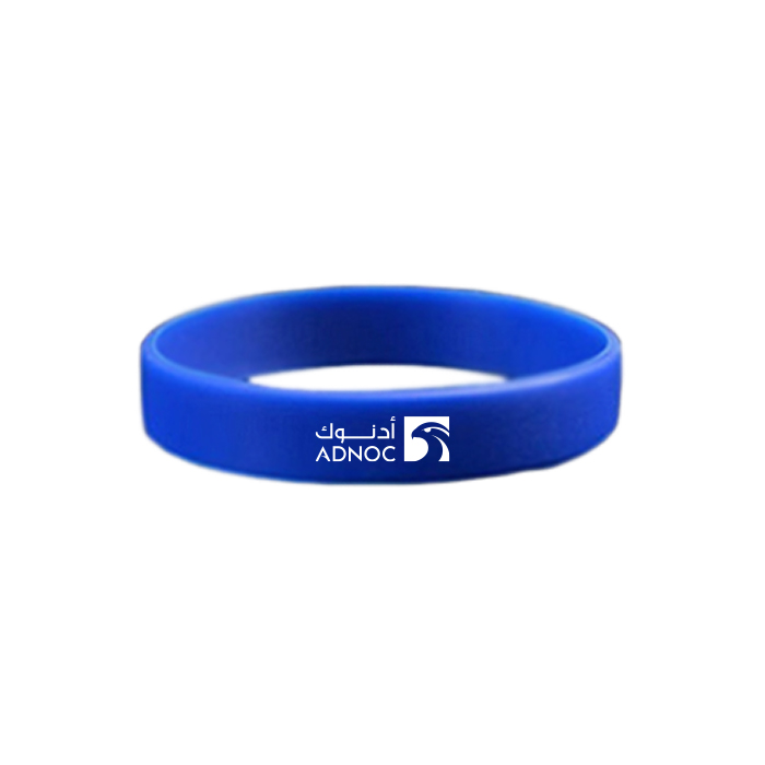 Blue Color Silicone Wristband - ahadubai